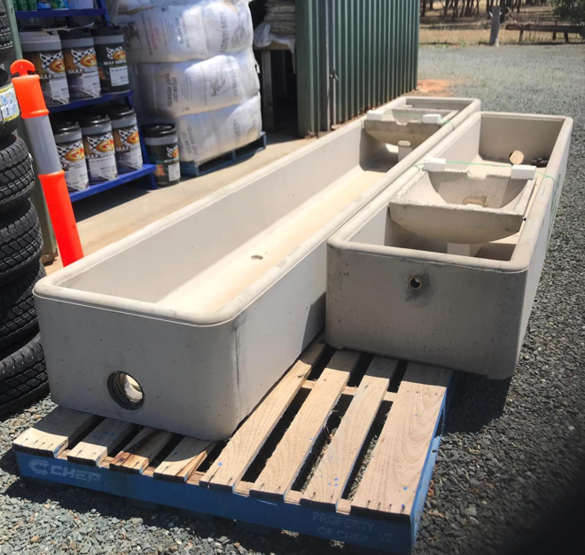 PMM save 5% off RRP on AgCrete Rectangular Water Troughs | Farm Tender