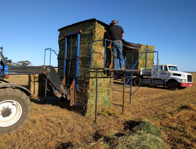 Farmer Brad Plant invented this Hay Cap platform | Farm Tender