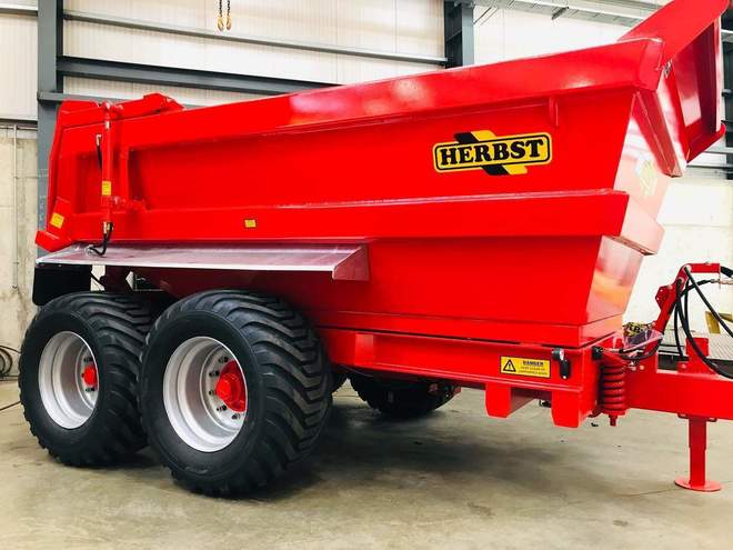 New 15t HERBST dump trailers | Farm Tender